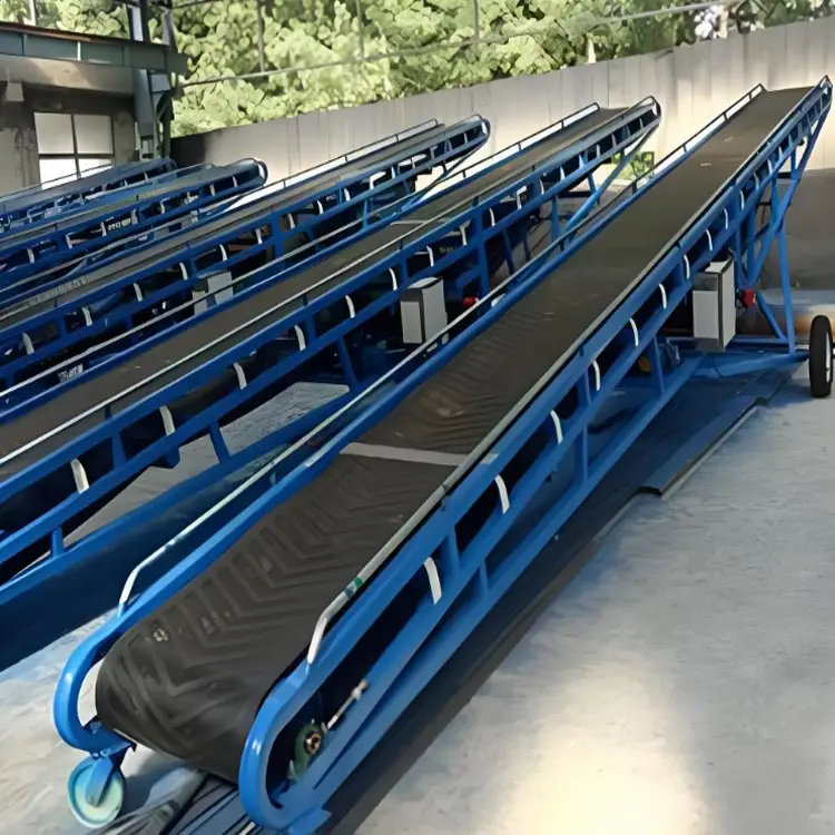 PVC Inclined Conveyor Belt Power Industrial Belt and Conveyor ...