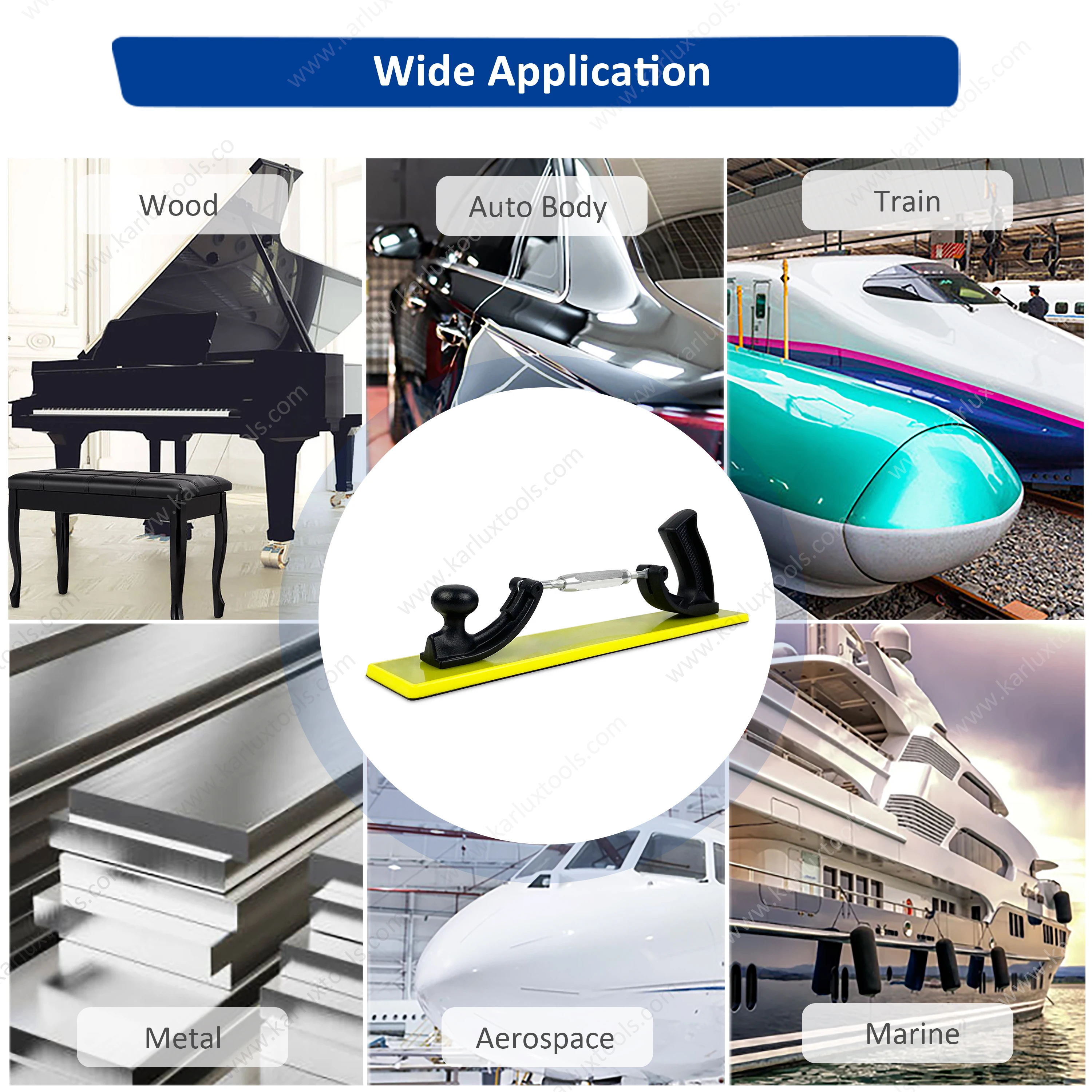 Adjustable Radius Flexible Longboard Hand Sanding File Block with Hook ...