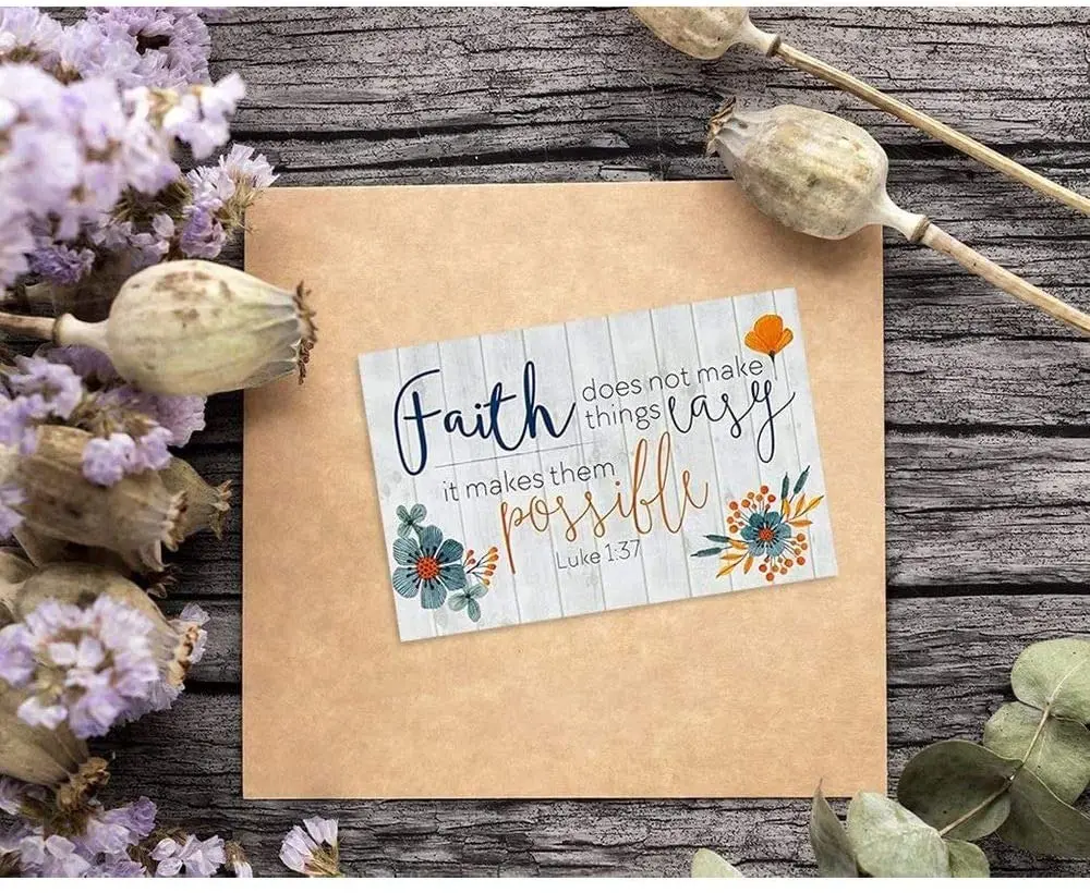 Custom Inspirational Cards Bulk Bible Verse Quote Scripture Greeting ...