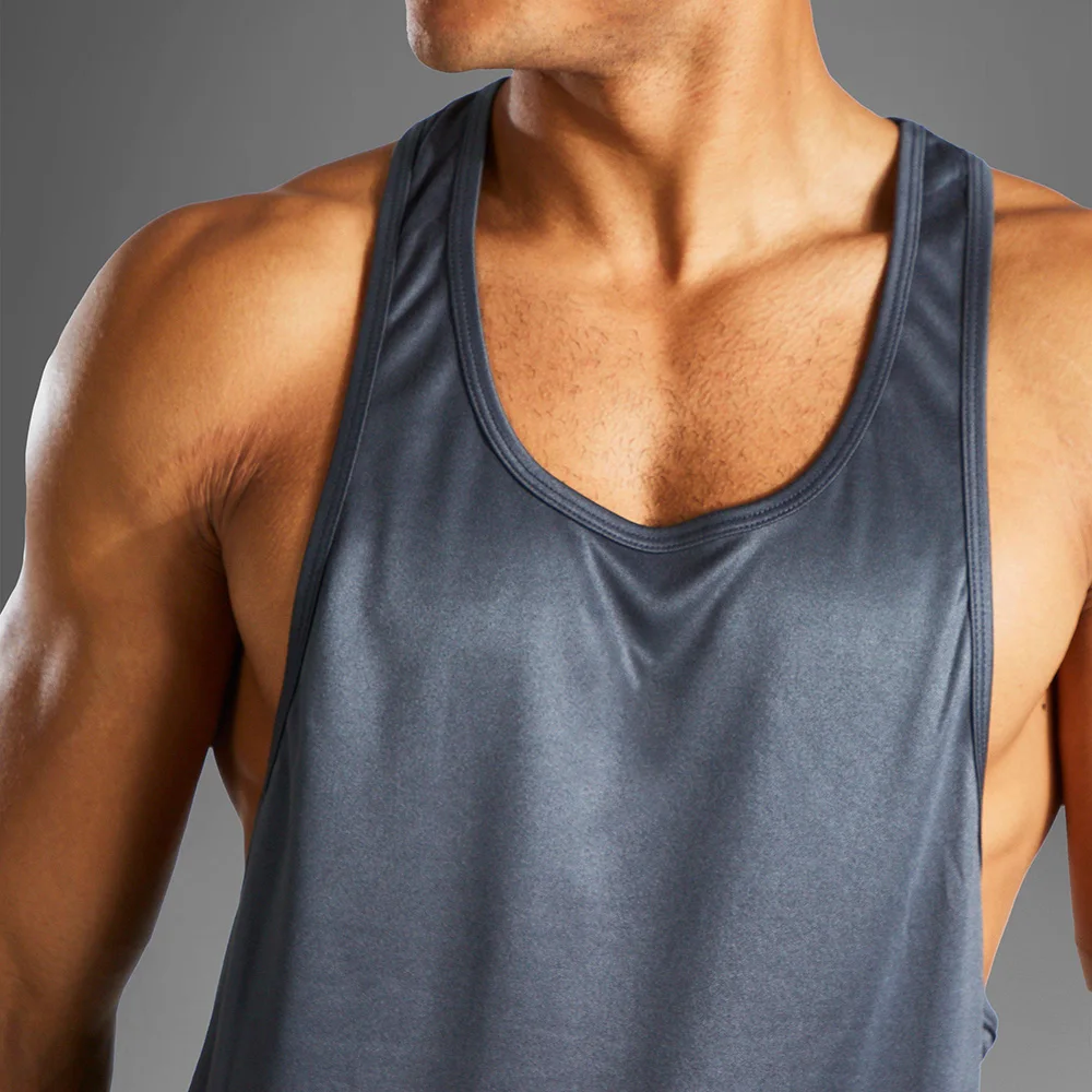 2023 Summer Muscle Fit Men's Workout Hooded Tank Tops Bodybuilding ...