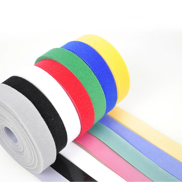 Custom Velcroes Cable Ties Printed Brand Logo Hook And Loop Strap - Buy ...