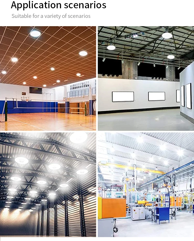 Huayi Professional Led Industry High Bay Garage Ufo Series 100w 150w ...