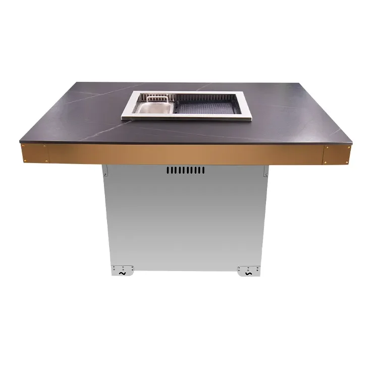 Chinese Hot Pot Table Dining Table Stone Plate Restaurant Furniture ...