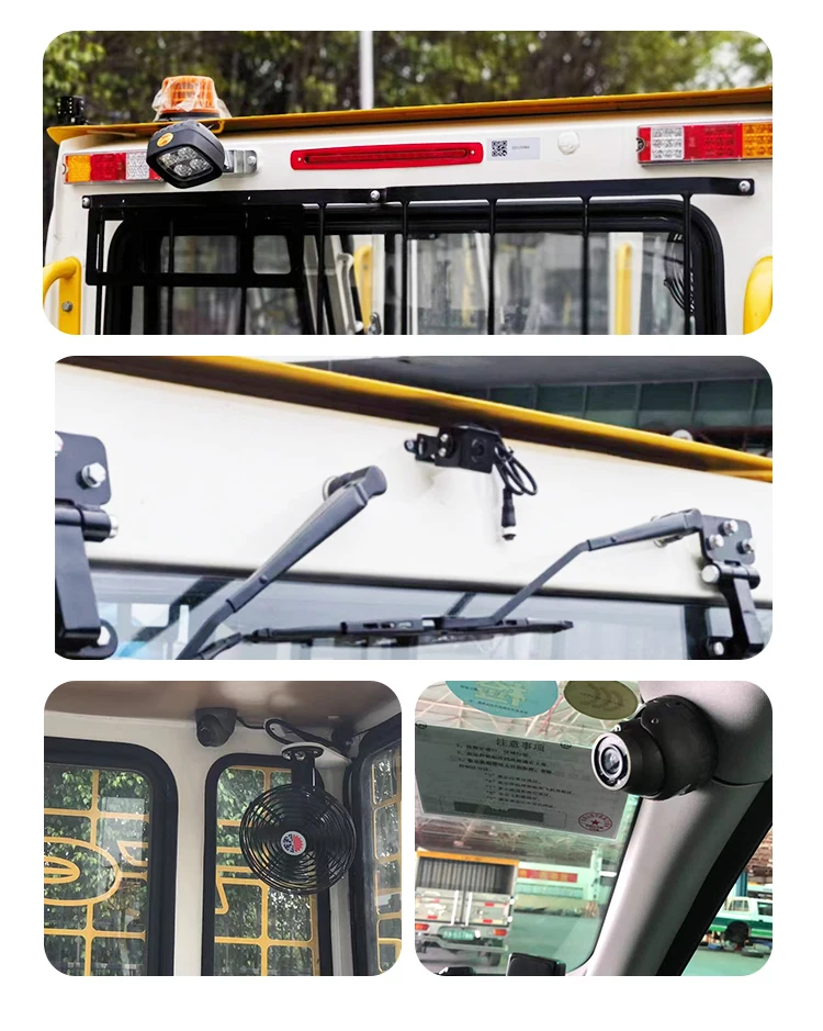 1080p Ahd Vehicle Monitor For Forklift Reverse Camera Monitor System 10 ...