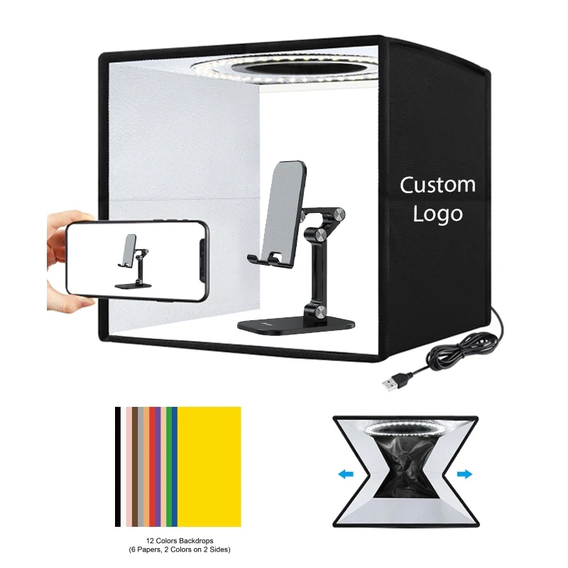 Deep Professional 5v Photography Studio Set Led Light Box Foldable ...