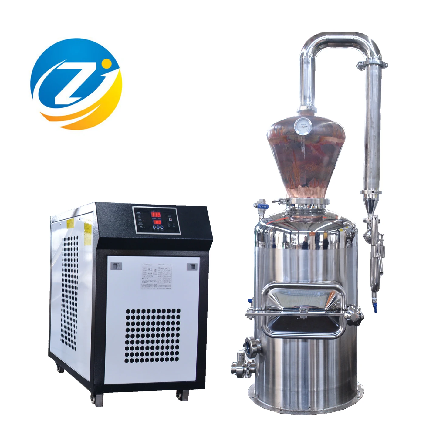 100 L Stainless Steel SUS304/SUS316/red Copper Alcohol Making Distiller ...