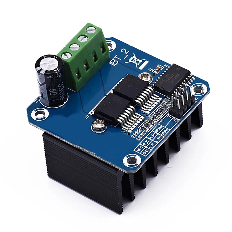 Double Bts7960 43a H-bridge High-power Motor Driver Module/ Diy Smart ...