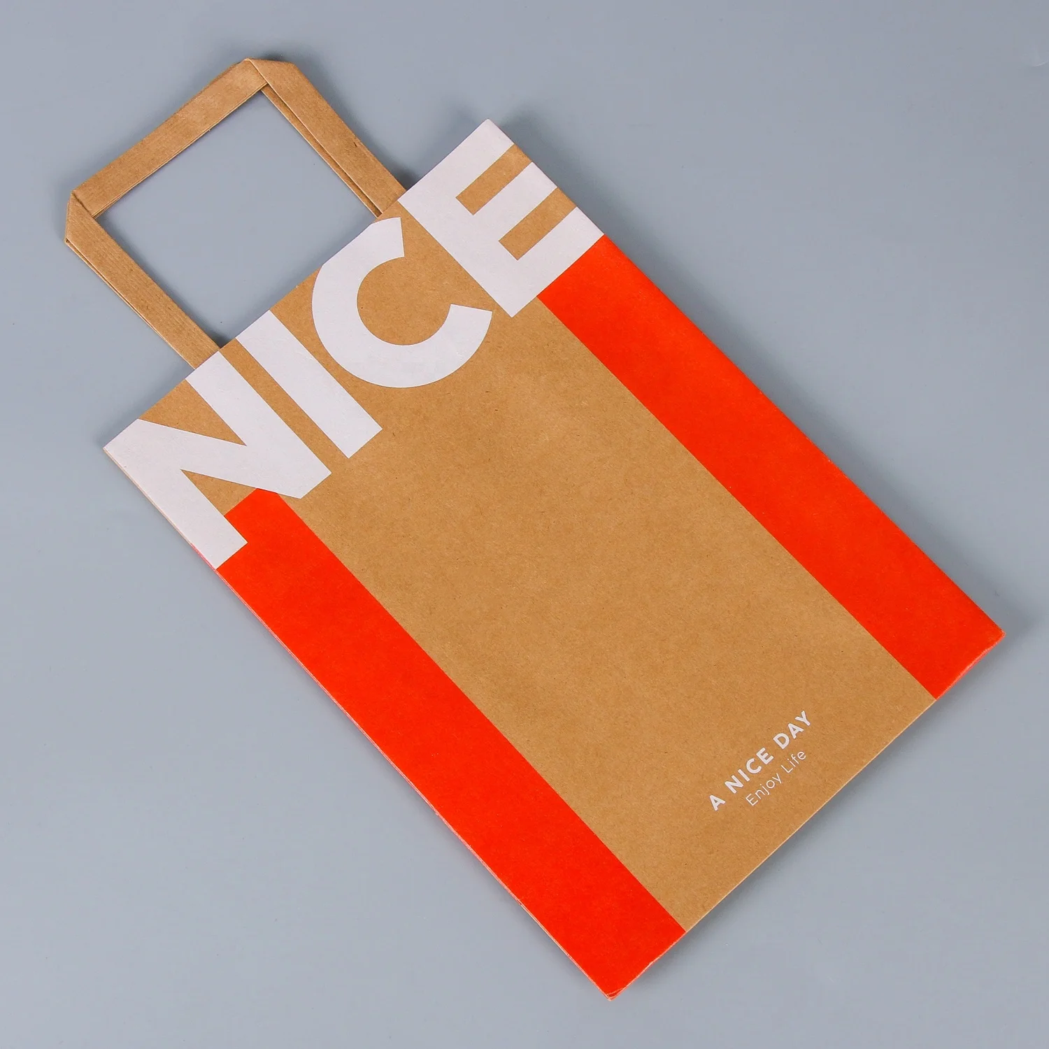 Custom Printed Small Recycled Shopping Bags Gift Paper Bags With ...