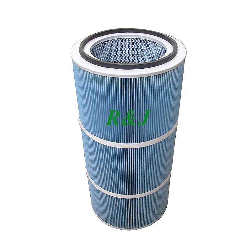 Round Pleat Cylindrical Cartridge Air Filter - Buy Industrial Air ...