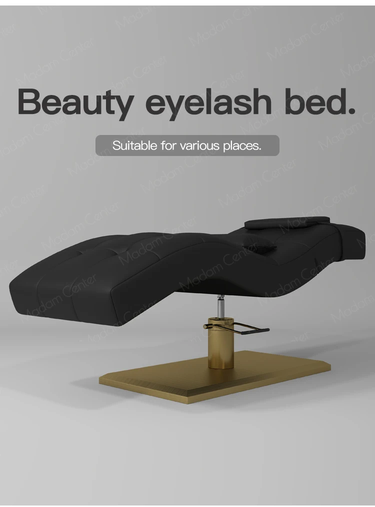 Madamcenter Luxury Curved Eyelash Lash Chair - Adjustable & Durable