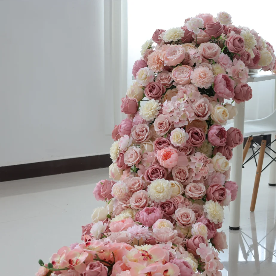 Customized Artificial Runner Flowers for Wedding Decor