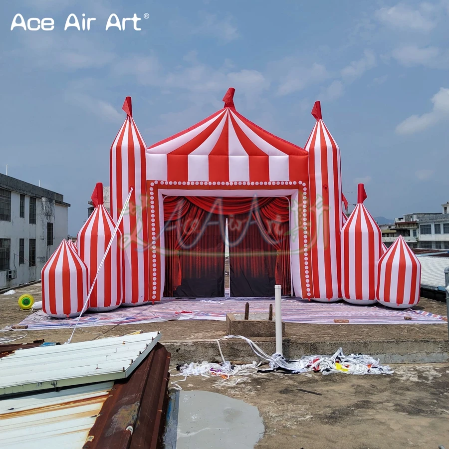 8mw Inflatable Circus Arch - Perfect for Festivals & Events