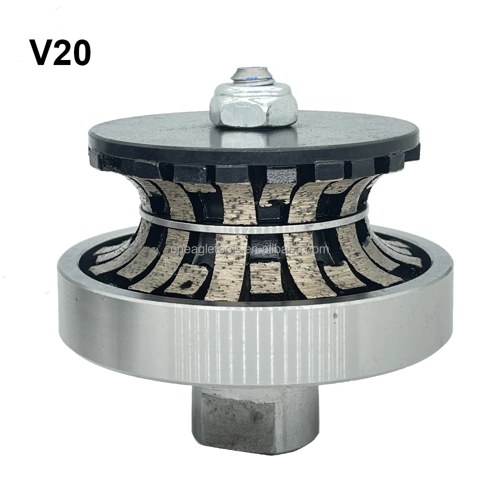 Crawnedeagle Diamond Hand Profile Wheel Router Bit Profiler V20-V50 5/8 ...