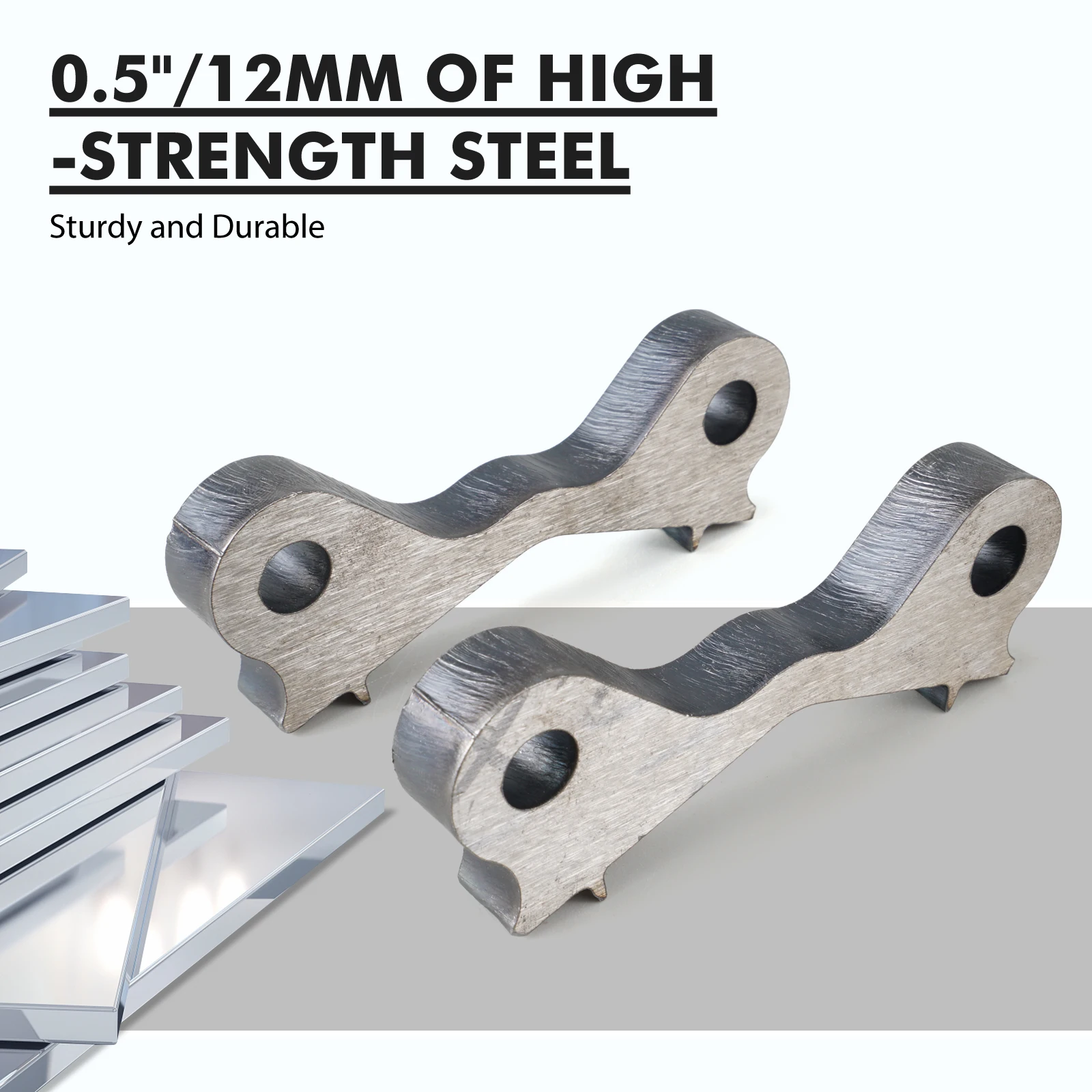 Bevinsee Steel Drift Dual Rear Brake Twin Calipers Handbrake Adapters ...