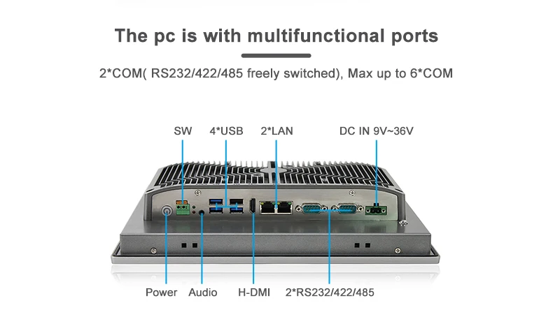 Industrial Embedded Ultra-robust Win10 Rugged Multi-touch Pcap Touch Screen Pc - Buy Embedded ...