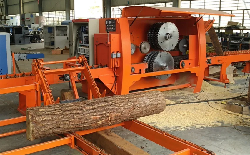 Wood Plank Cutting Machine Multi Rip Saw Machine Wood Saw Machine - Buy ...
