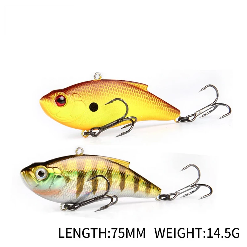 Newmajor 75mm/14.5g Noisy Sinking Vibrator Artificial Hard Vibe Rattle New Major Vibration ...