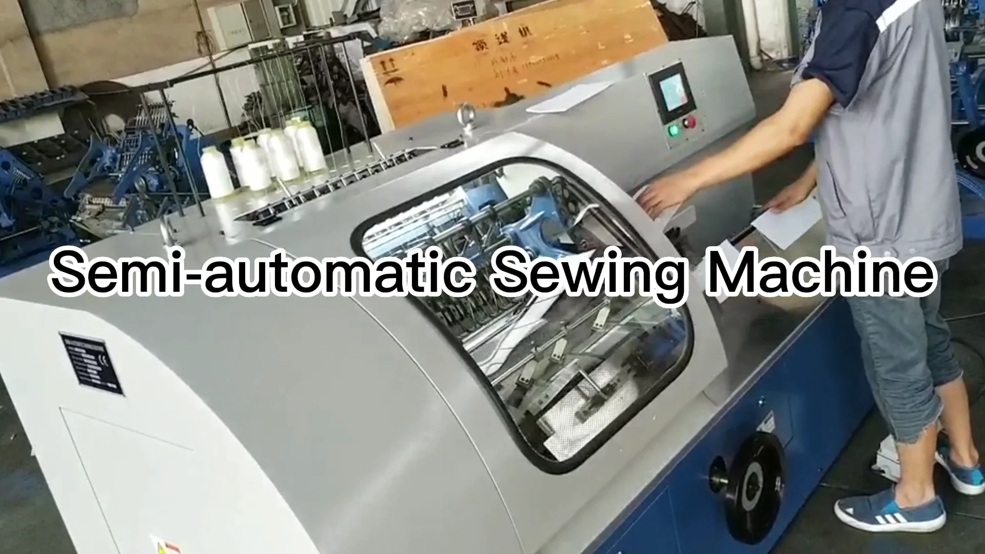 Book Thread Sewing Machine For Publishing House Semi Automatic Book ...