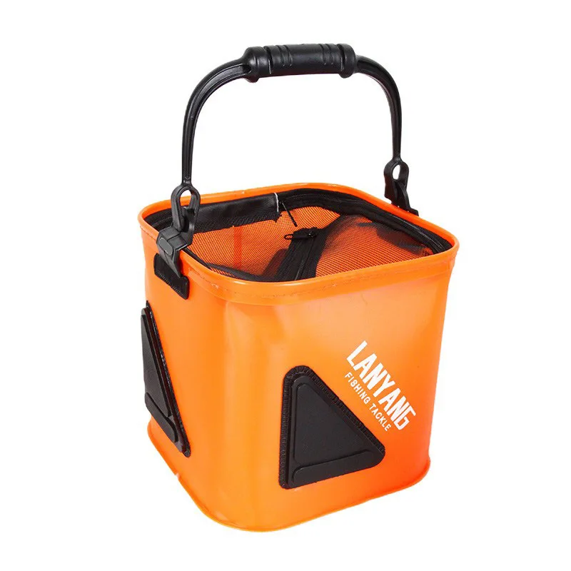 New Design Collapsible Fishing Bait Bucket Portable Multi-Functional ...