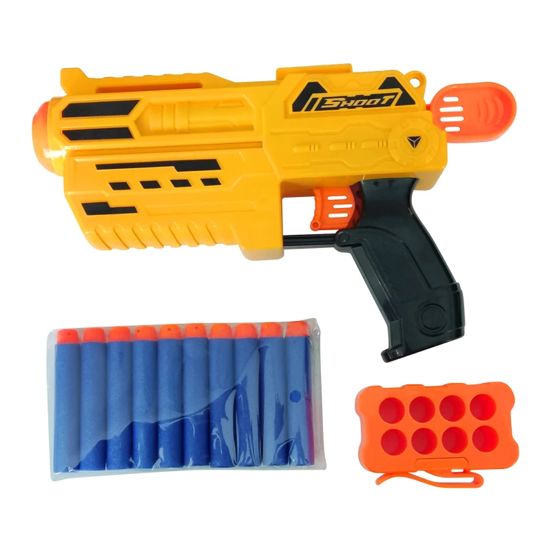 Safe Toy Gun with Soft Bullets - Fun for Kids & Adults