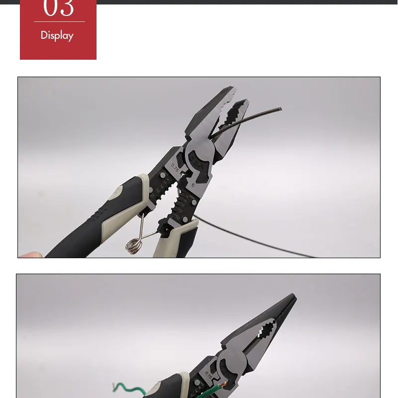 Wait 9-in-1 Multi-functional Stripping Crimping Industrial Steel Wire ...