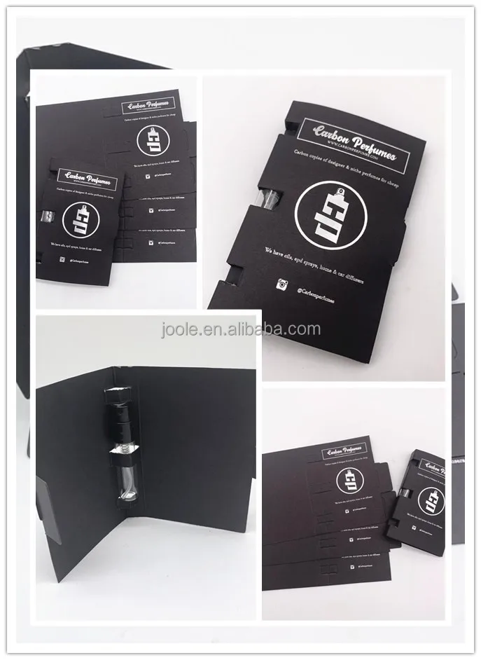 Perfume Cosmetics Sample Packaging - Customized Folding Card