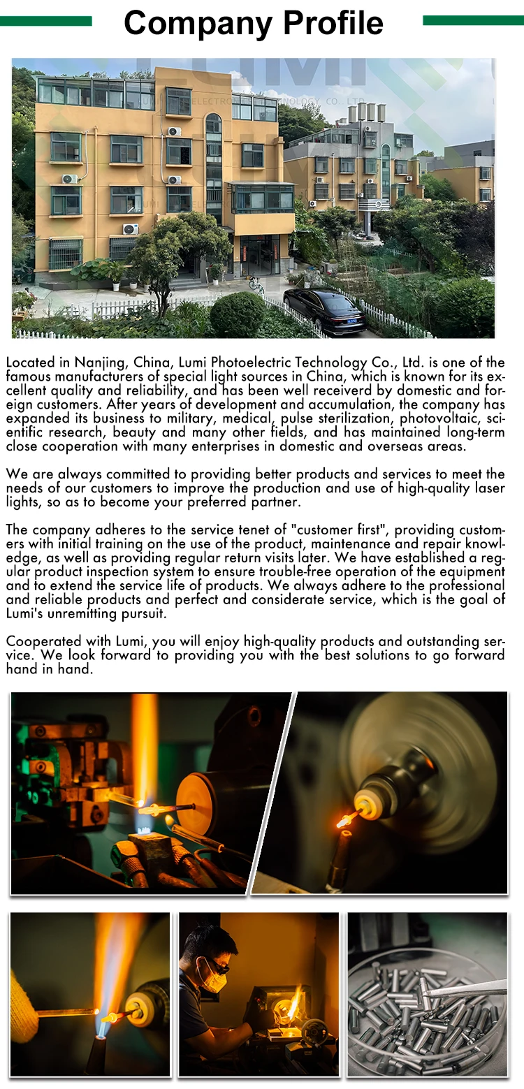 Laser Xenon Lamp for Machine Wired, Laser Pumping, Beauty Laser Lamp ...