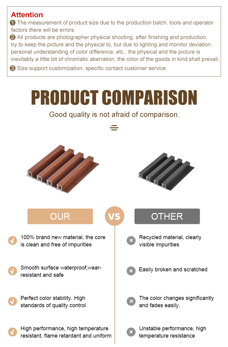 150*16mm Wpc Pvc Wall Panel Indoor Decorative Louver Wall Panel ...