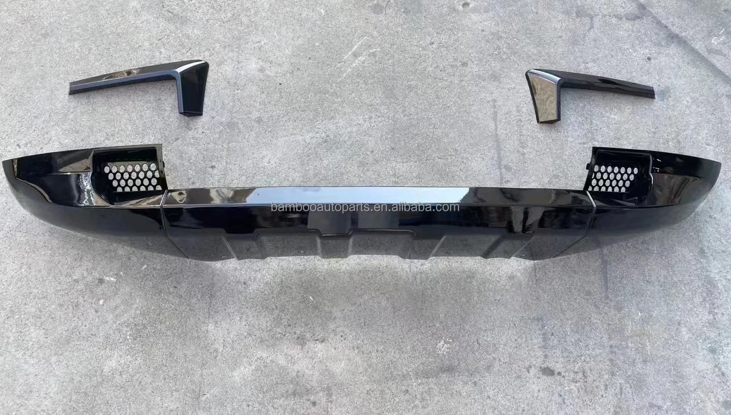 Front Bumper Lip Chin Spoiler Diffuser Body Kits Glossy Black for Land ...