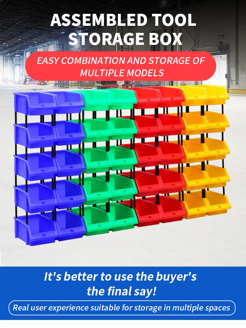 Stackable Spare Parts Storage Boxes - Efficient & Durable