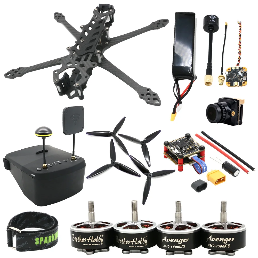 Fpv Racing Drone 7 Inch 295mm Carbon Fiber Drone F4 V3 With Flight ...