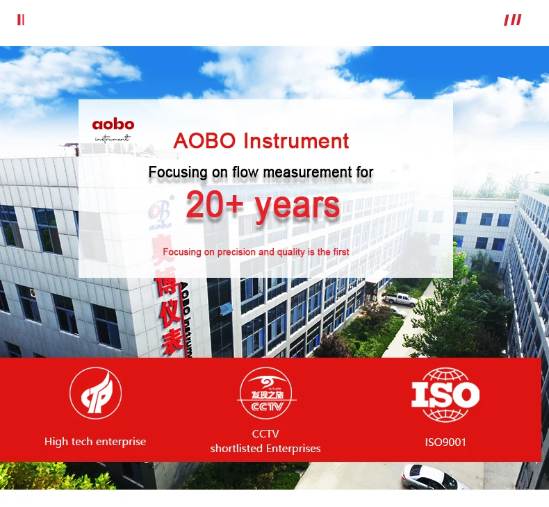 AOBO Stainless Steel Vortex Flow Meter - Efficient Measurement