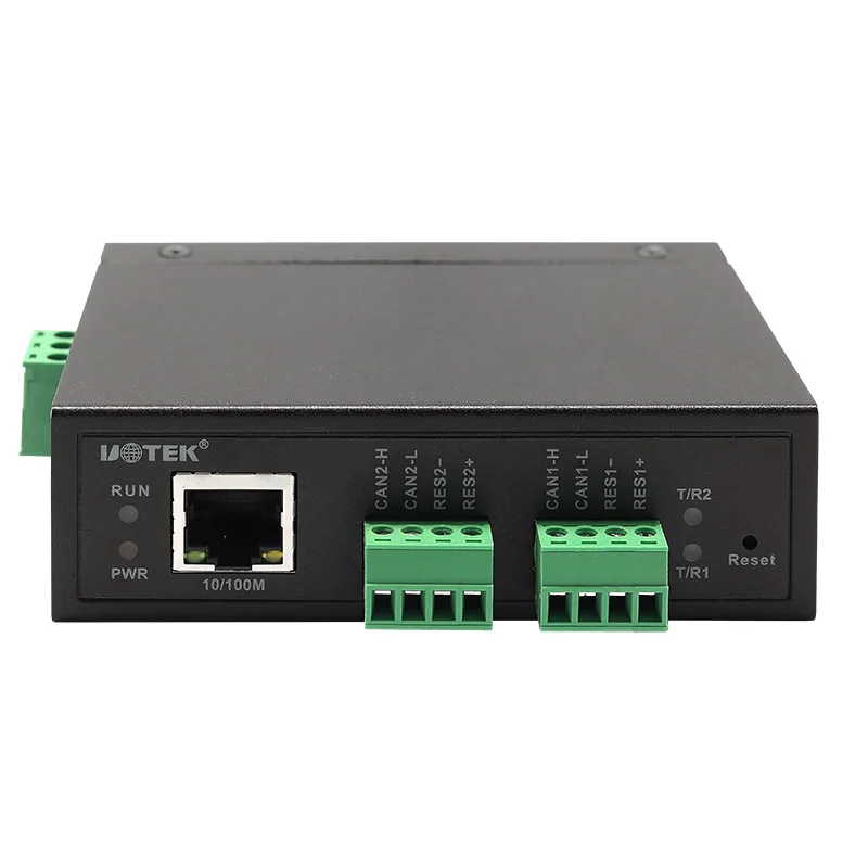 UOTEK Industrial 100M CAN BUS to Ethernet Converter with Protocol RJ45 ...