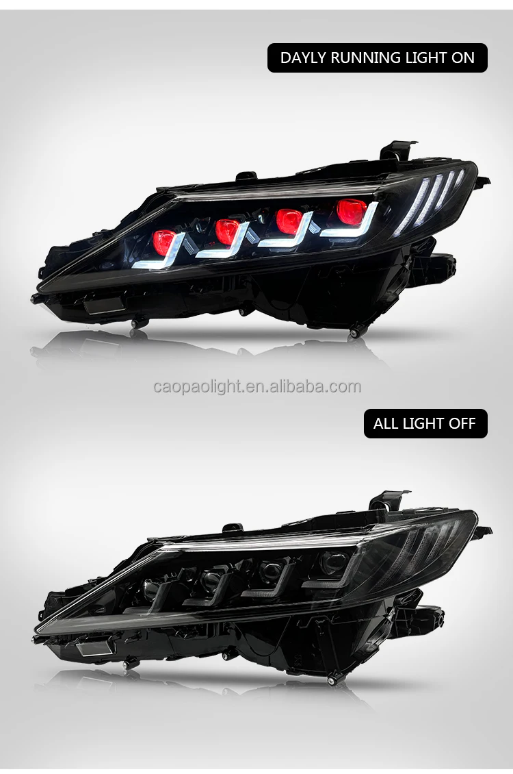 Tt-abc Full Led Headlight For Toyota Camry 2018-2023 Sedan Head Lamp 4 ...