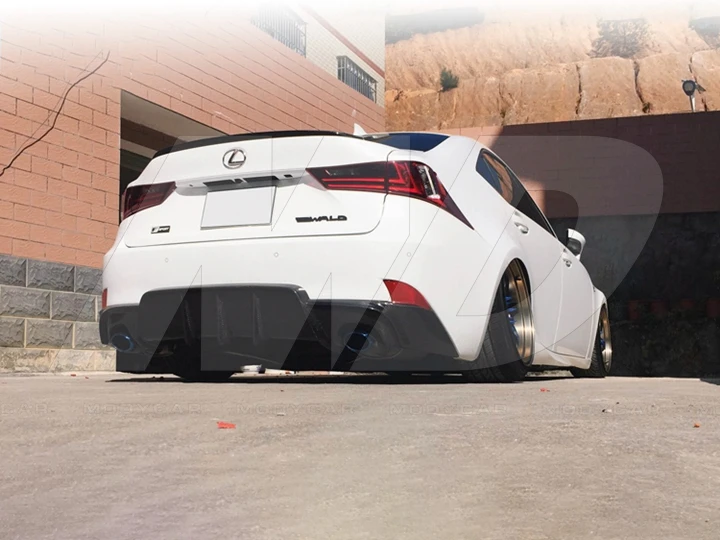 Modycar Style Carbon Fiber Rear Diffuser for 2013-2015 Lexus Is200T ...