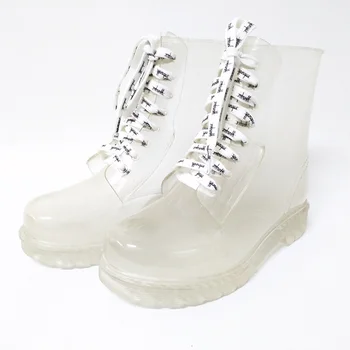 Rain Boot Western Clear Plastic Boots Transparent Pvc Rain Boots For ...
