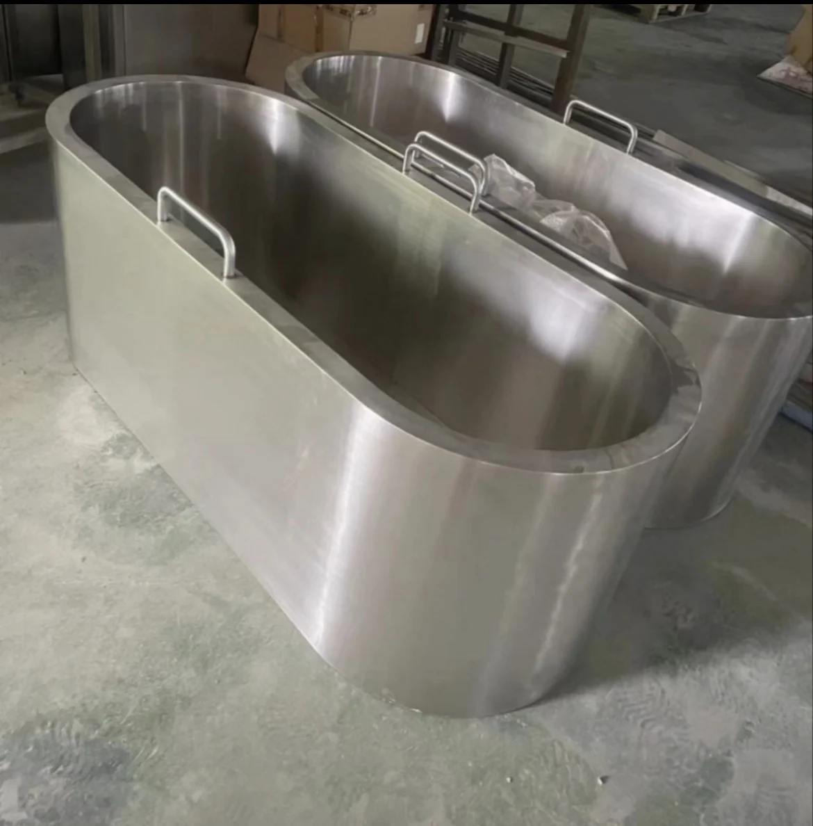 Factory Customize 304 Stainless Steel Bathtub Cold Plunge Tub for Ice ...