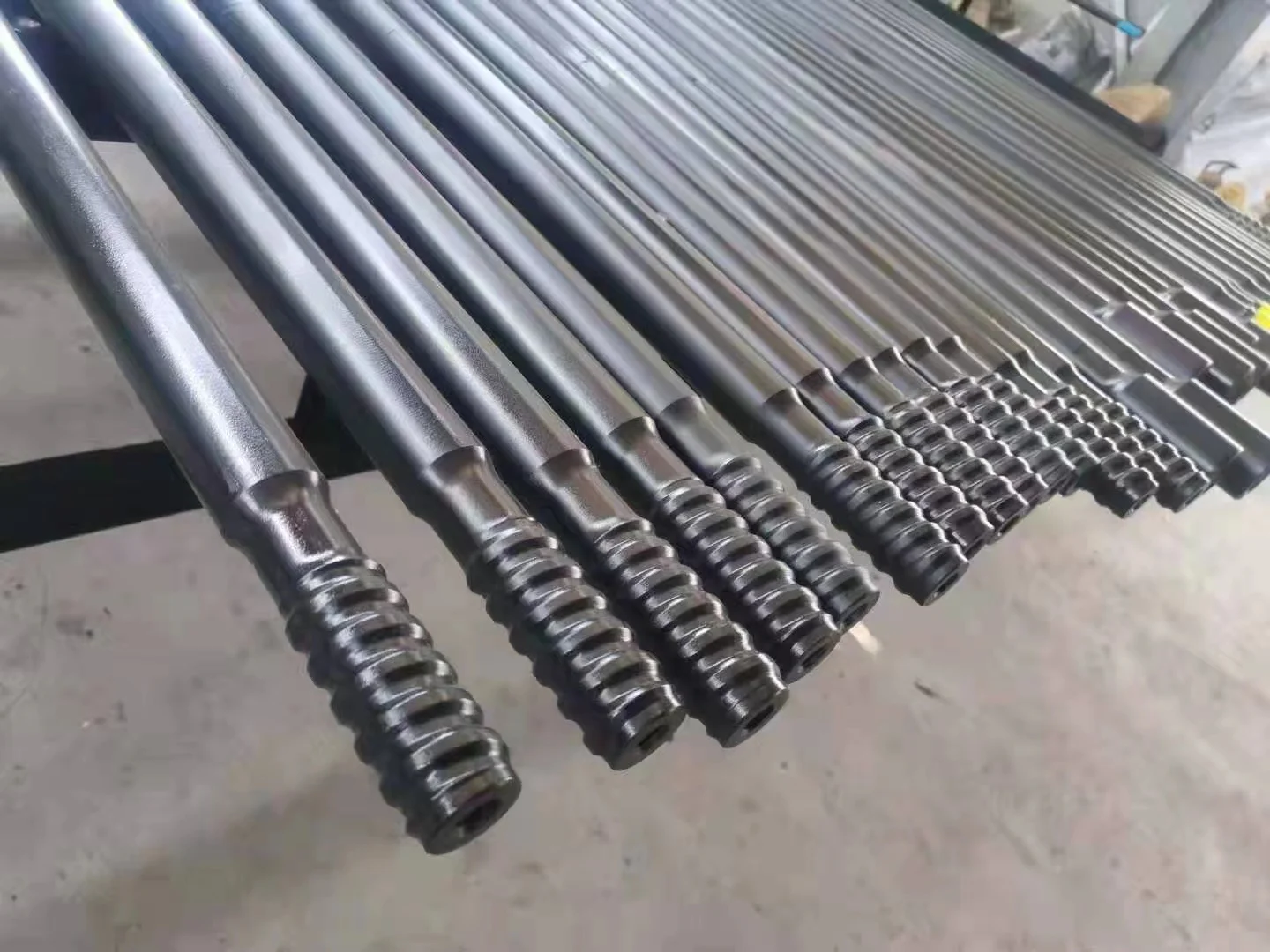 High Quality Mining Thread Drill Rod,T38-round39-t38 Thread Mining Rock ...