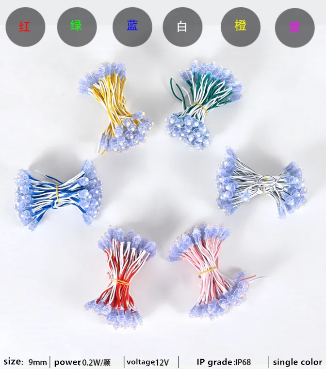 Single Color Red White Dc 12v 9mm Led Signage Letters Light Waterproof ...