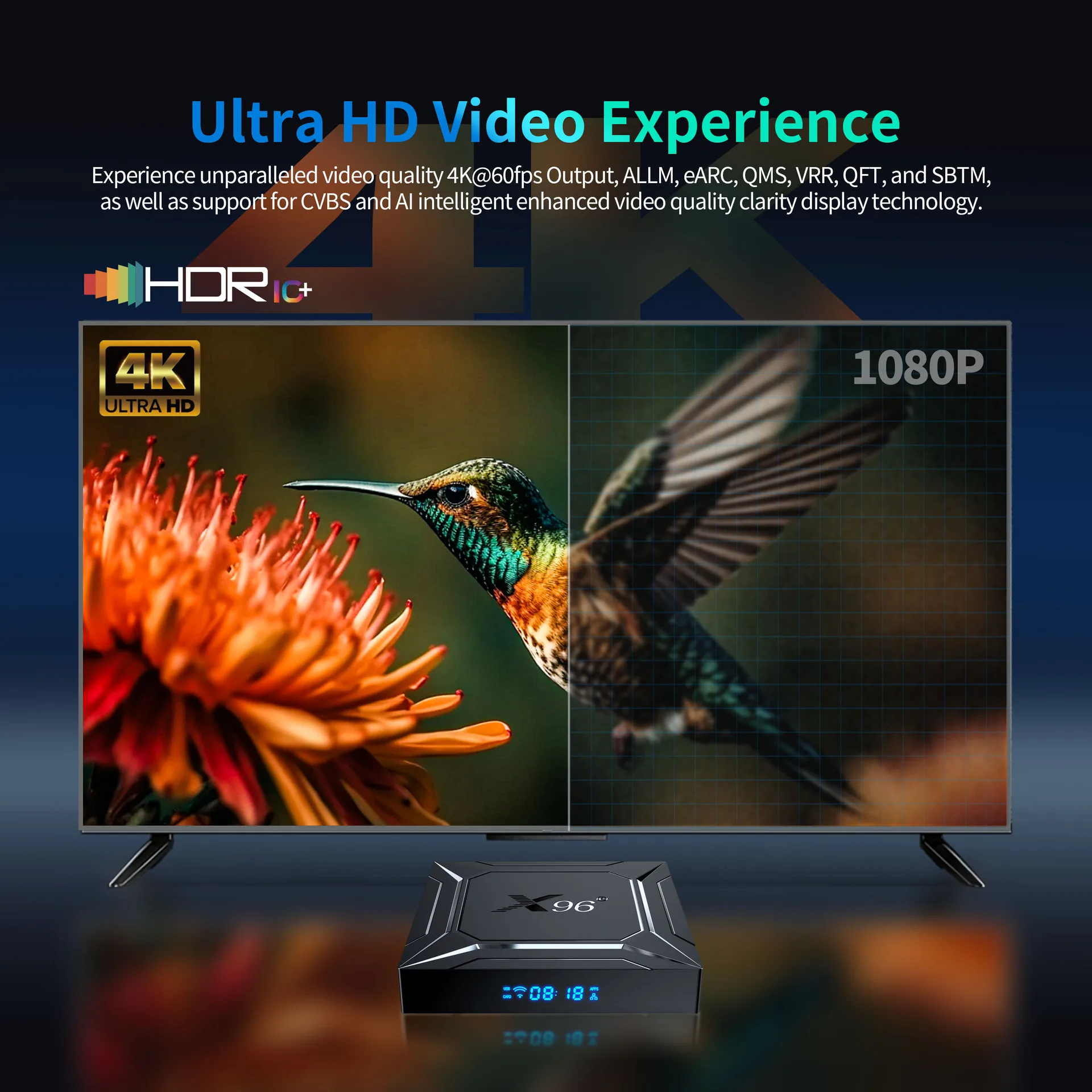 X96M200 Android Box with Smart TV Receiver S905X5M Network Wifi ...