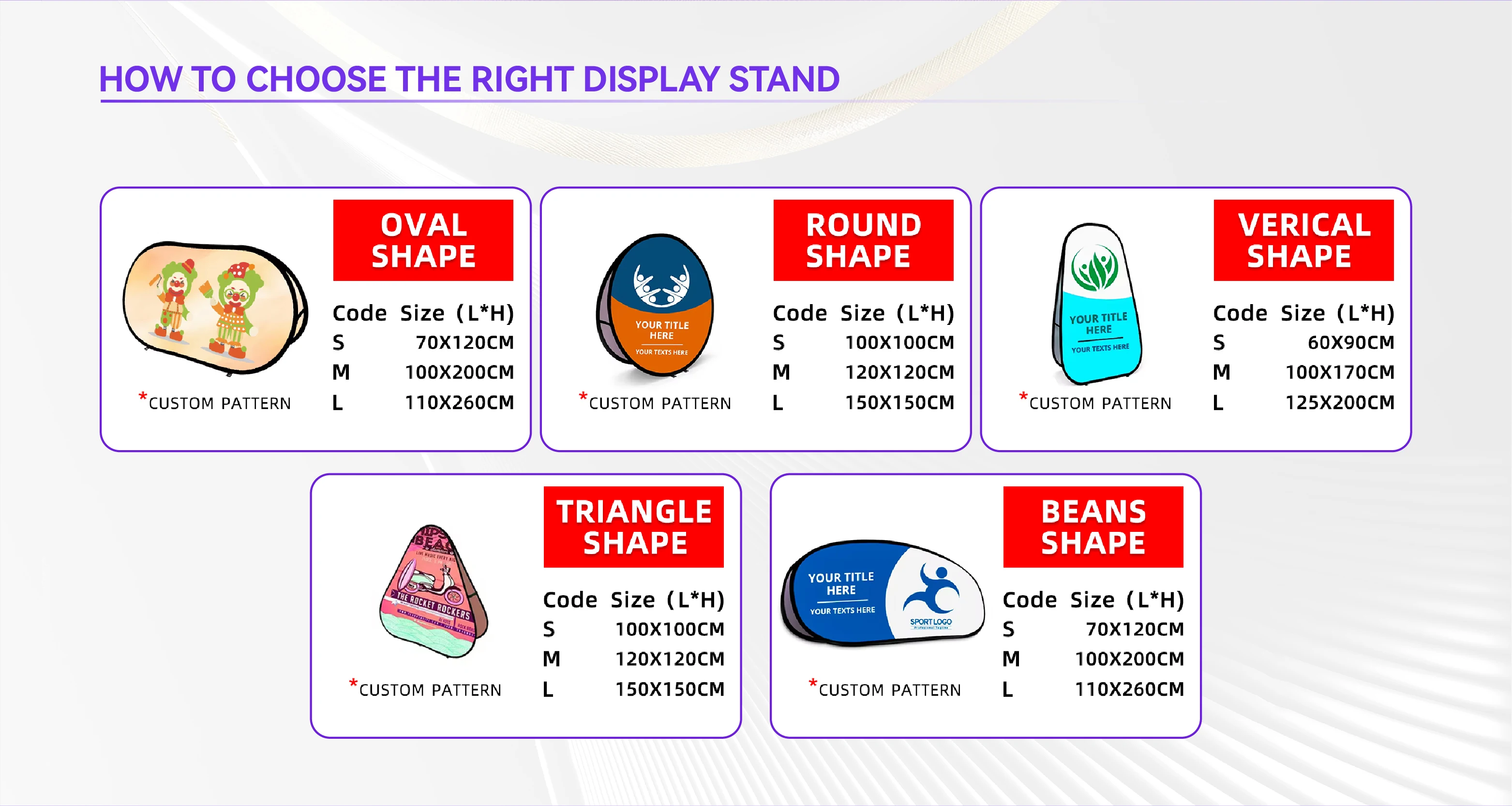Wholesale Folding Custom Flag Advertising Bean Fabric Pop up Trade Show ...
