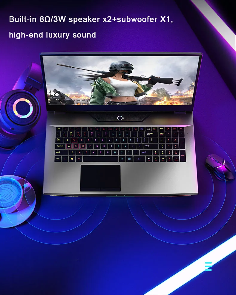 Pc Gaming Core I9 10885h Pc Portable 17.3 Inch Lap Top Gaming Laptop ...