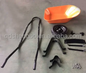 Blue Color Wheel Barrow Wheelbarrow For Transport Of Goods Metal ...