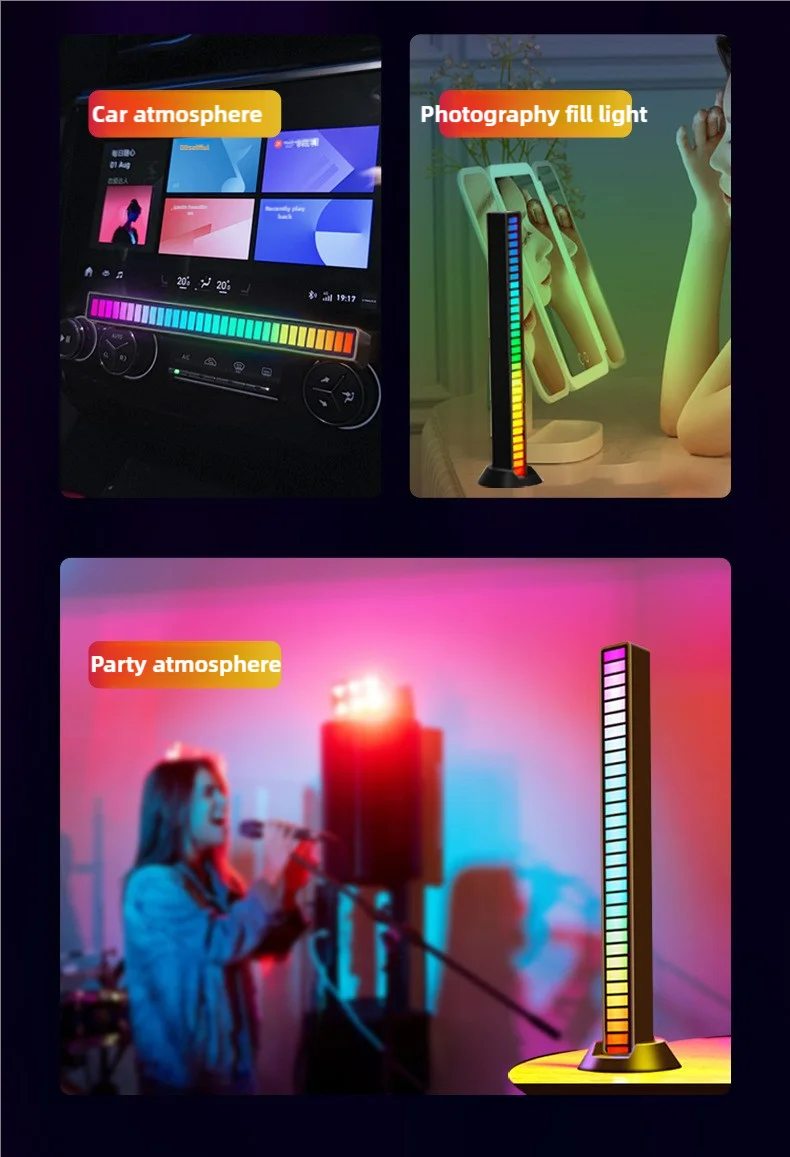 Hot Commodity LED Music Ambient Light USB Powered Rhythm Light ...