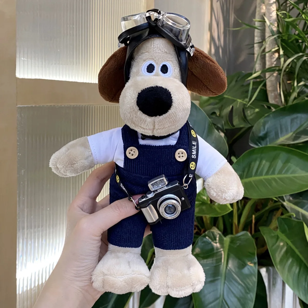 Plush Toy Cartoon Camera Pilot Plush Doll Dog Plush Toy - Buy Kids Toy ...