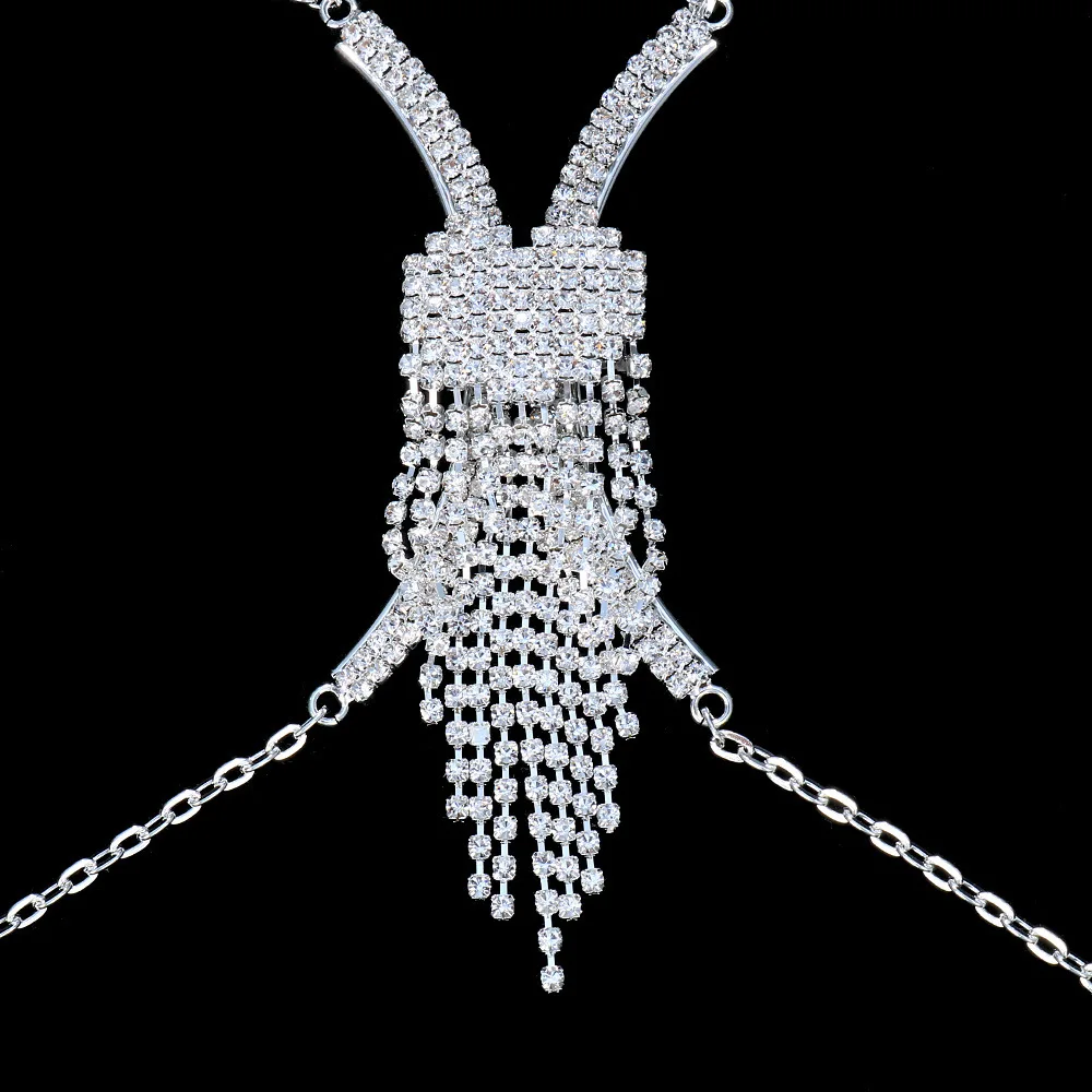 Sexy Fringe Bras Chain Feminine Chest Bracket Rave Party Accessories ...