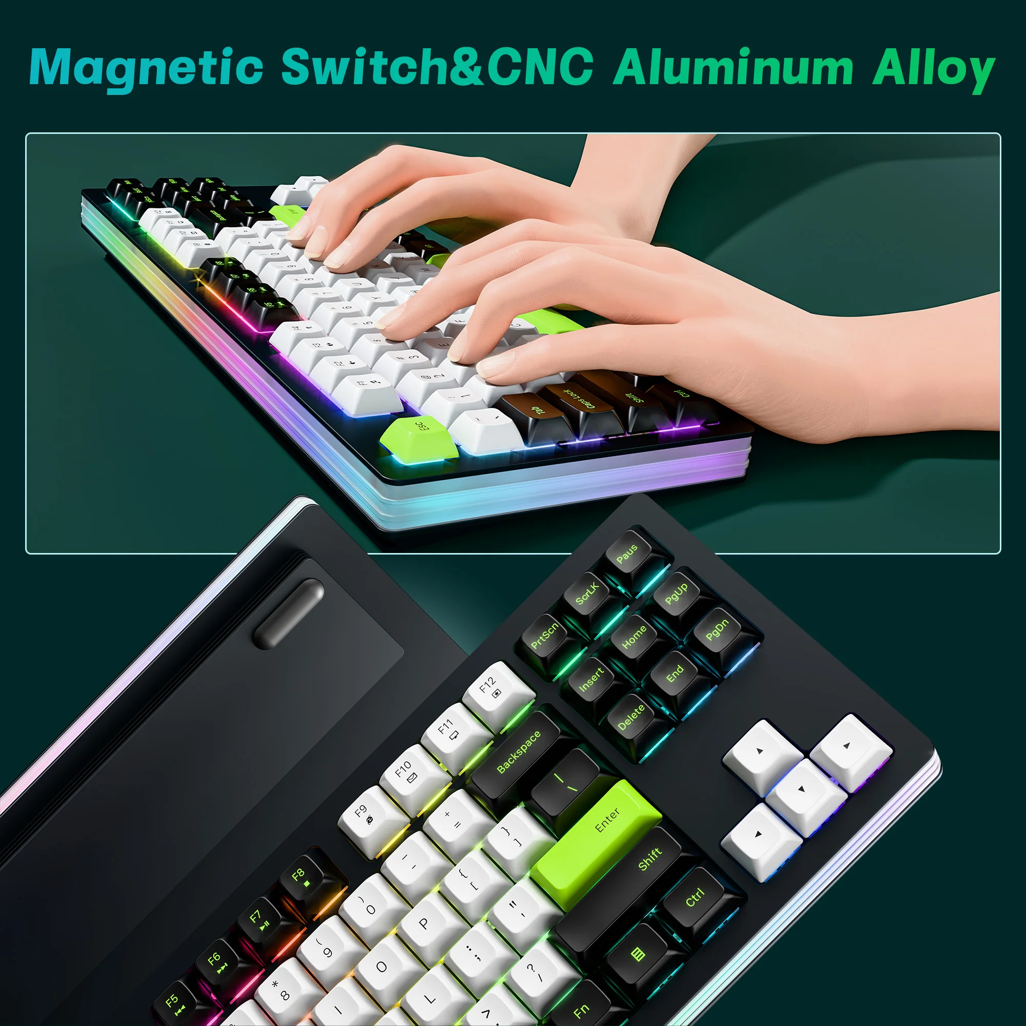 Hot Sale 75% Mechanical Keyboard - 87 Keys Mahjiang Switch