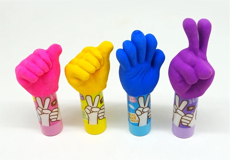 Happy Finger Plastic Pencil Sharpener Eraser Combination For Student ...