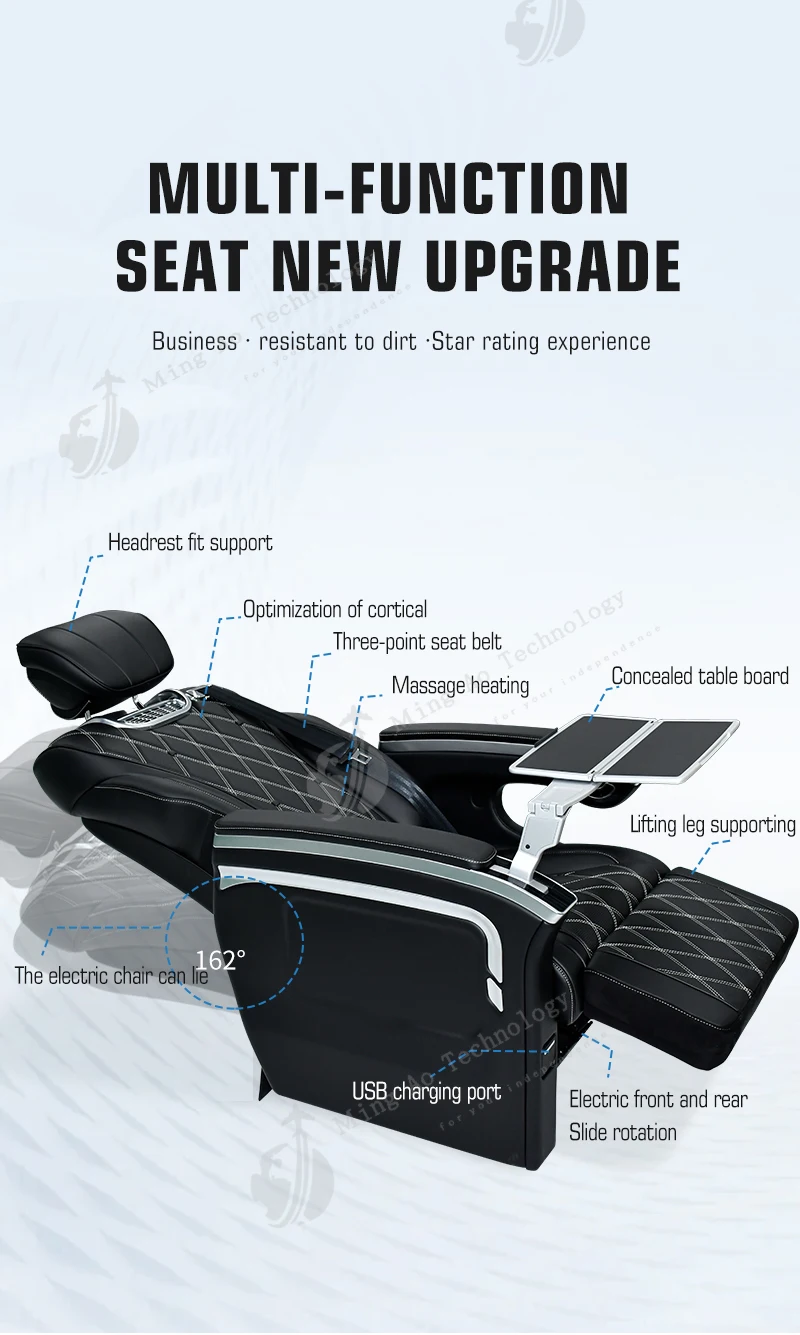 Custom Luxury Car Seats with Table Plates Alphard/vellfire/viano