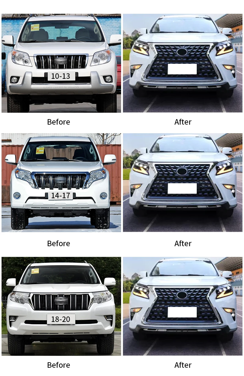 Facelifting Prado Body Kit For Toyota Land Cruiser Prado Bodykit 2010 ...